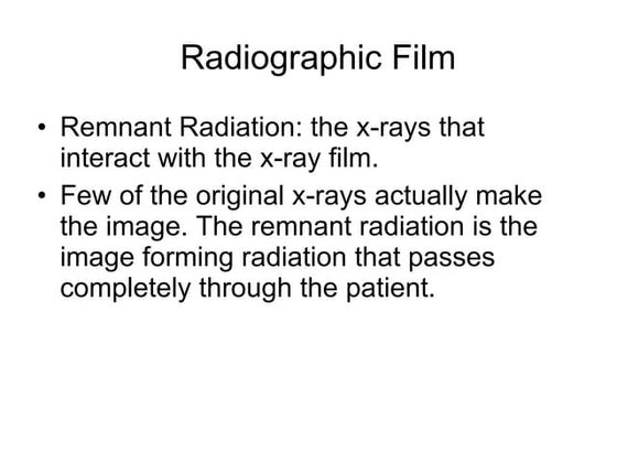 Screen Film Radiography | PDF | Physics | Science