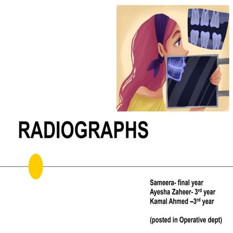 Radiology in dentistry | PPT
