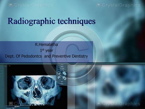 Orthopantomogram.ppt | Dental Health | Diseases and Conditions