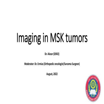 Approach to MSK tumor radiology.pptx