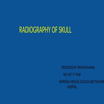 Skull positions for radiologists | PPT