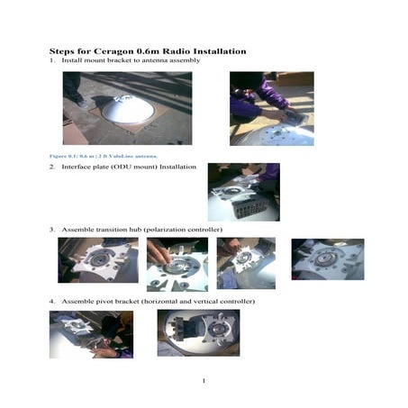 Microwave Links Correct Installation at Telecom Site | PDF
