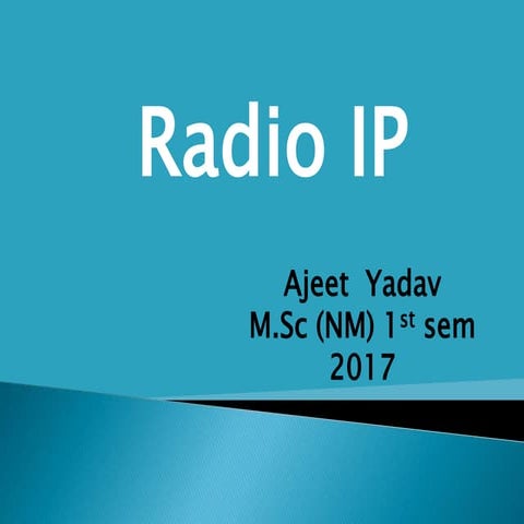 RADIO IP | PPTX