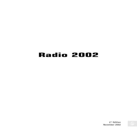 Radio Key Facts 2002 | PDF | Europe Travel | Travel Locations