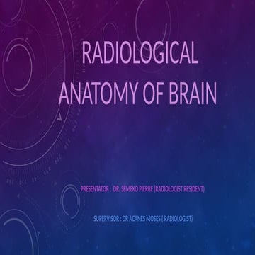 RADIOLOGICAL ANATOMY OF BRAIN.pptx………….. | PPTX