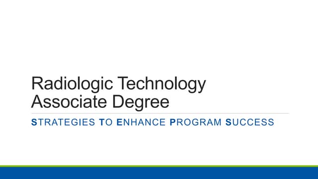 Radiologic technology steps session | PPTX