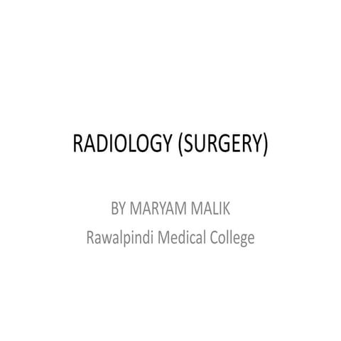 RADIOLOGY -SURGERY-.pdf. Hgef vvvvcc ghar | PDF