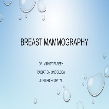 Radiology day 1 mammography | PPT
