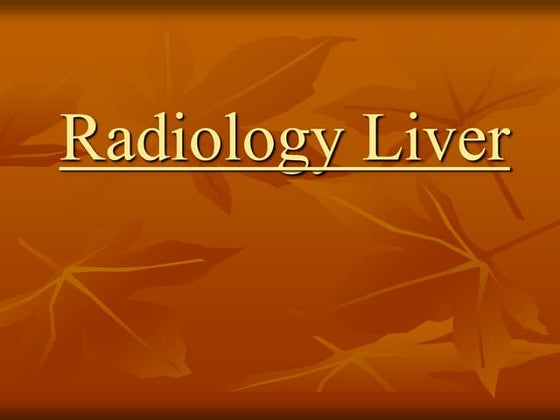 Radiological anatomy of biliary system | PPTX