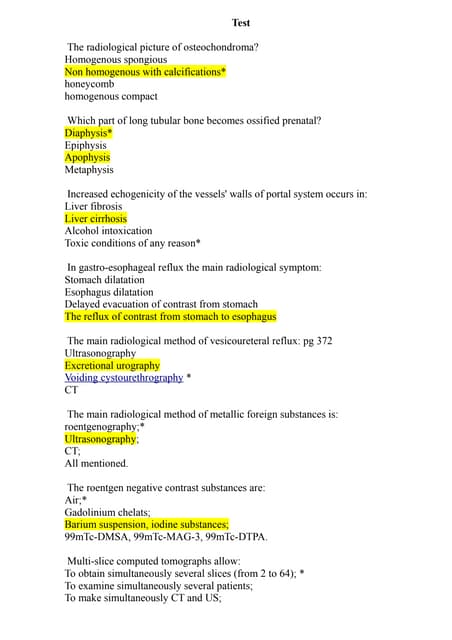 radiography mcq | PDF