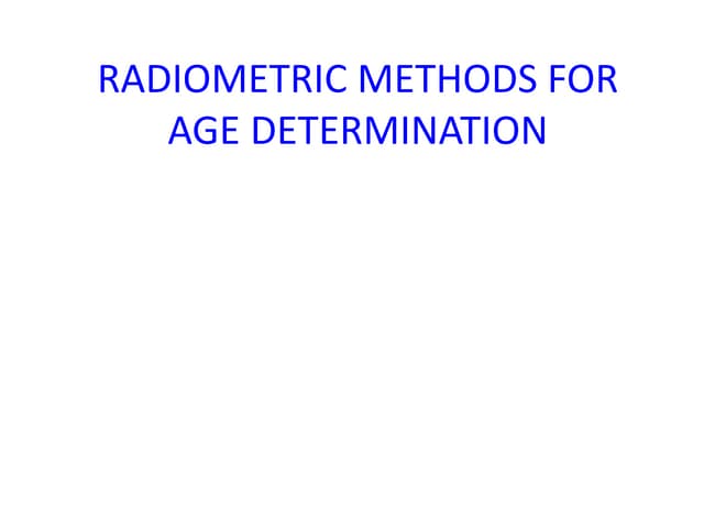 Determining Geologic Time Scale using Absolute and Relative Dating ...