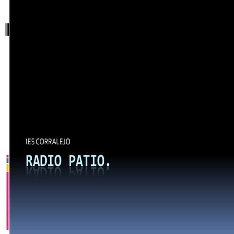 Radio patio ii | PDF