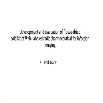 Radiopharmaceutical for infection imaging.pptx