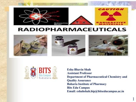 Radio pharmaceuticals | PPT