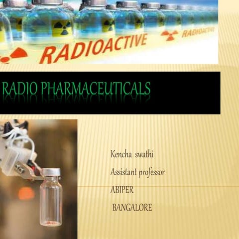 Radio pharmaceuticals | PPTX | Thyroid Disorders | Endocrine and ...