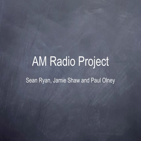 AM Radio Presentation | PPT