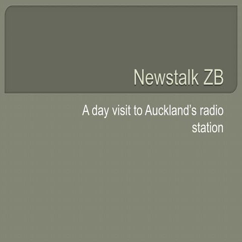 Radio presentation | PPT