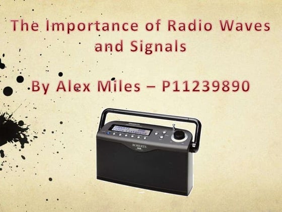 Radio waves presentation | PPTX