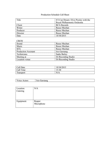 Radioproduction | PDF