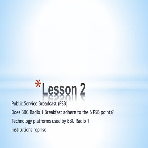 Radio psb and regulation revised | PPTX | Public Radio | Talk Radio