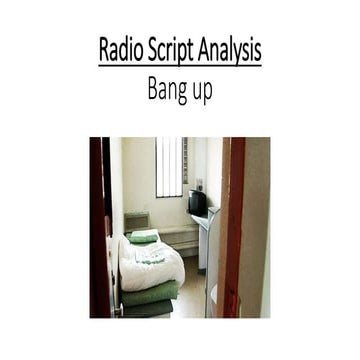 Radio script analysis | PPTX