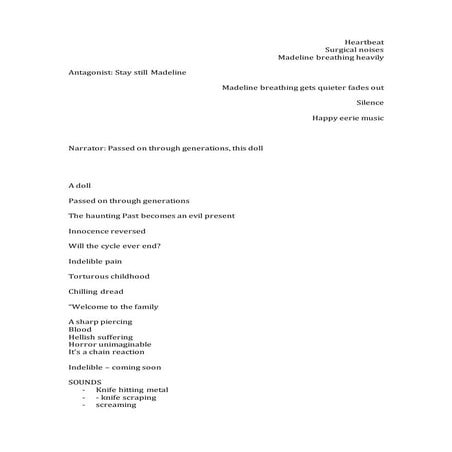 Radio script ideas | PDF