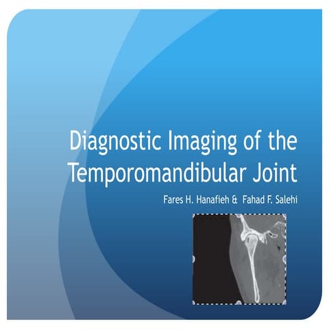 Radiographic imaging of TMJ | PPTX
