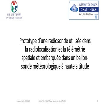 Certificate of participation IoT-challenge ENSIAS Rabat | PDF