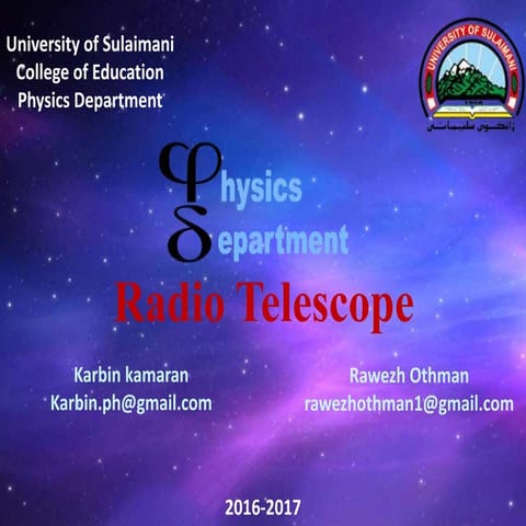 Radio telescope | PPT