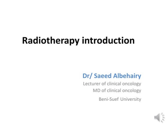 Radiation Therapy and Physical Therapy | PPT