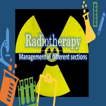 Radiotherapy management | PPTX
