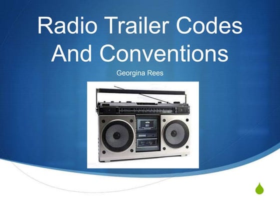 Radio Trailer Research | PPT