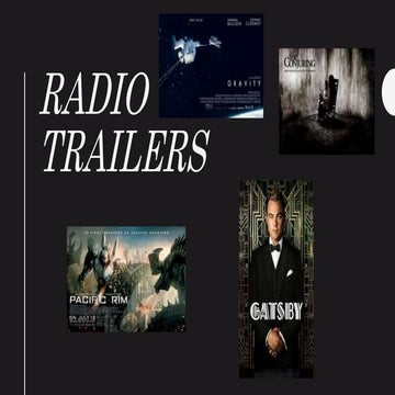 Radio Trailers | PPTX