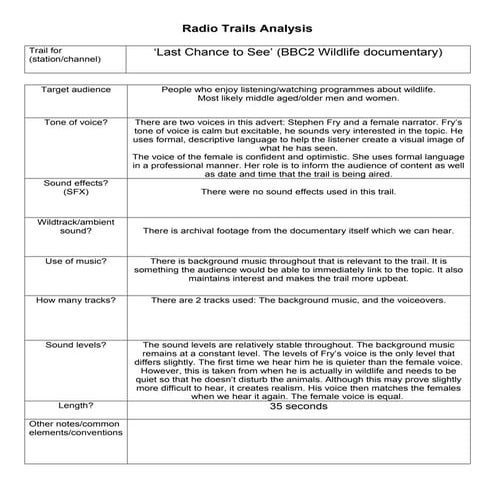 Radio trail | PDF