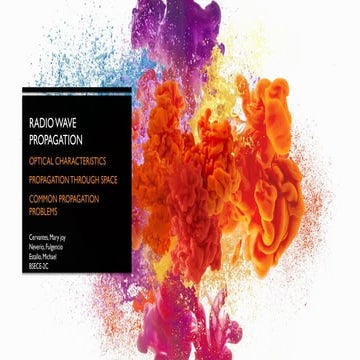 Fundamentals Of Radio Wave Propagation Pptx