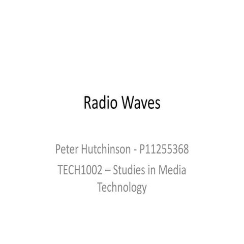 physics The Discovery of Radio Waves.pptx
