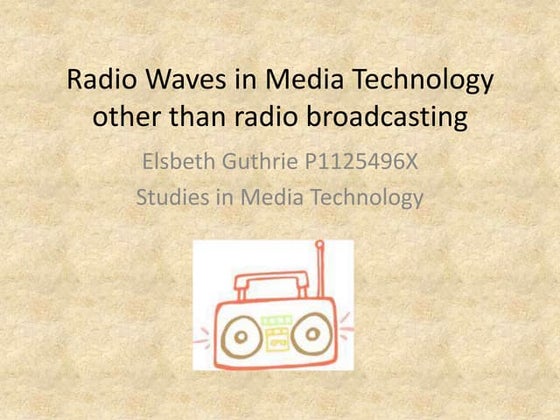 Radio Waves presentation | PPT