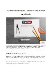 AS LEVEL CIRCULAR MEASURE GEOMETRY EXPLAINED | DOCX