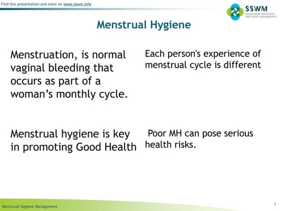 Menstrual awareness dr manpreet | PPTX