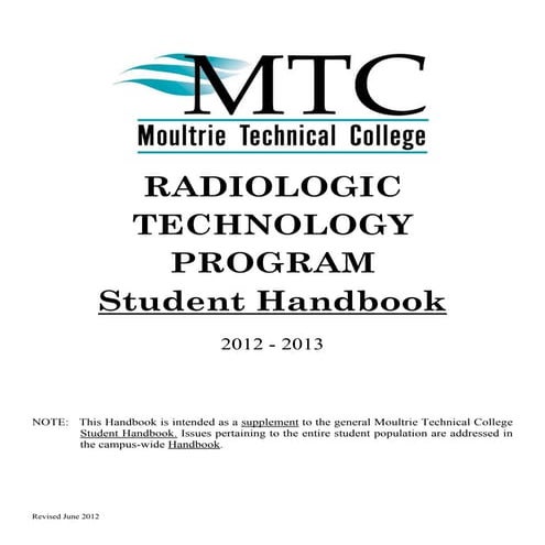 Rad Tech Handbook 2012 | PDF