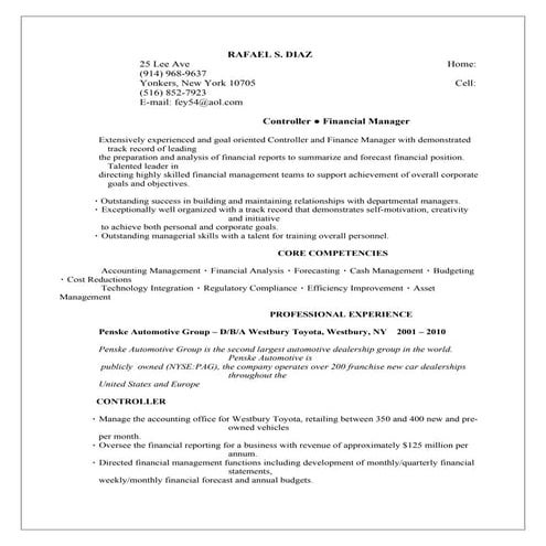 Danny Pustovit Resume | RTF