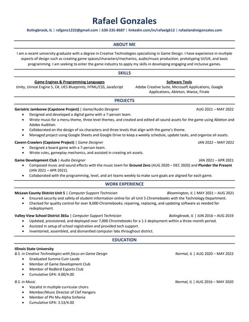 Kolby Rowen Resume Current | PDF