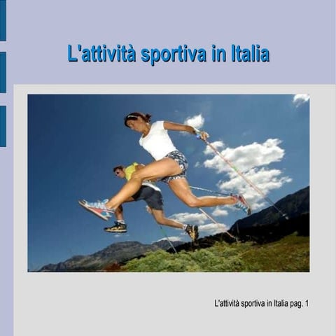 L' attività sportiva in Italia | ODP