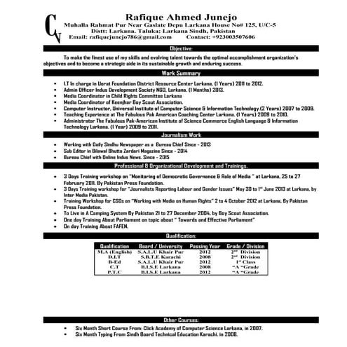 Muhammad Shahid (Media Executive) | PDF