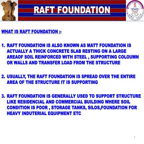 Raft foundation ppt by kamal bhatia | PPTX