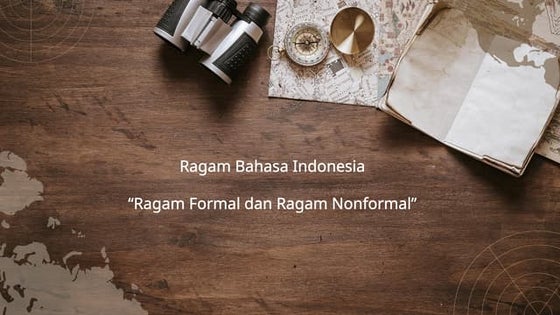 Ragam bahasa berdasarkan situasi pemakaian | PPT