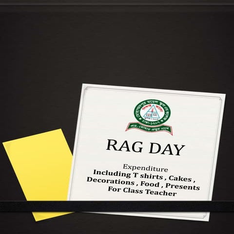 Rag day expenditure | PDF