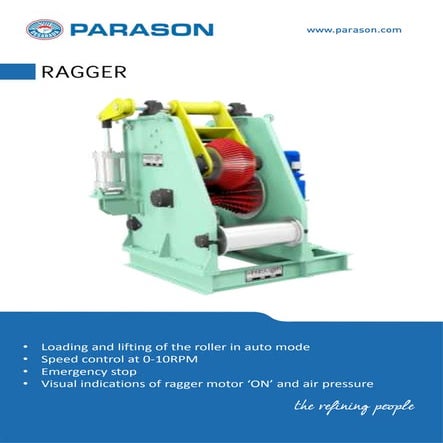 Get Ragger For Your Pulp Machine At Best Price | PDF
