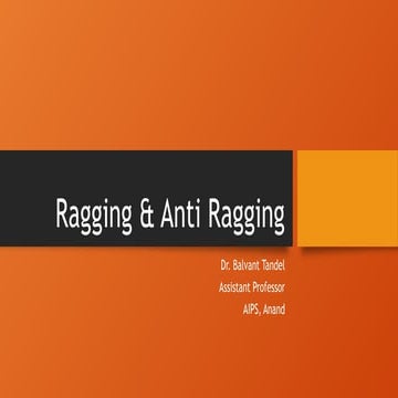 Introduction of Ragging & Anti Ragging.pptx
