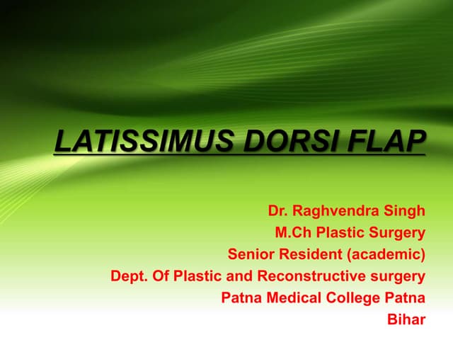 Pectoralis major flap | PPTX